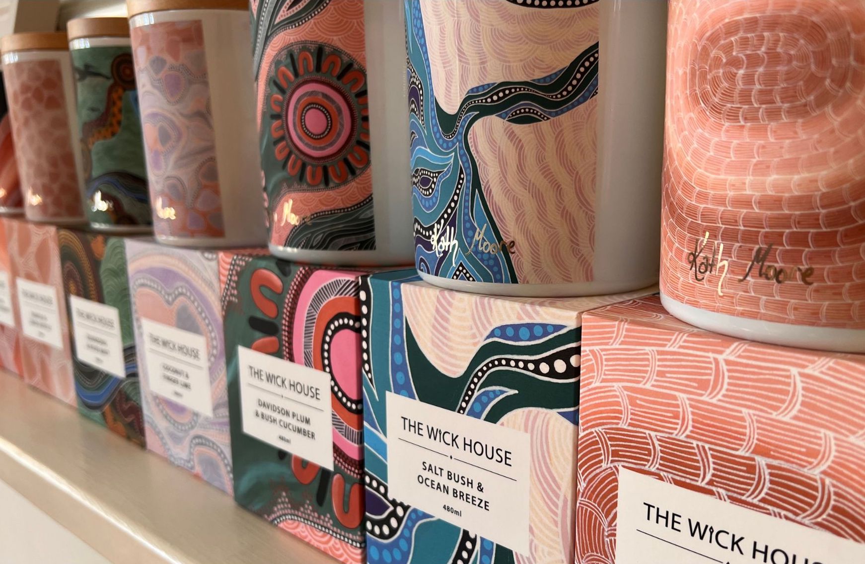Native Candle Collection – Kath Moore Art